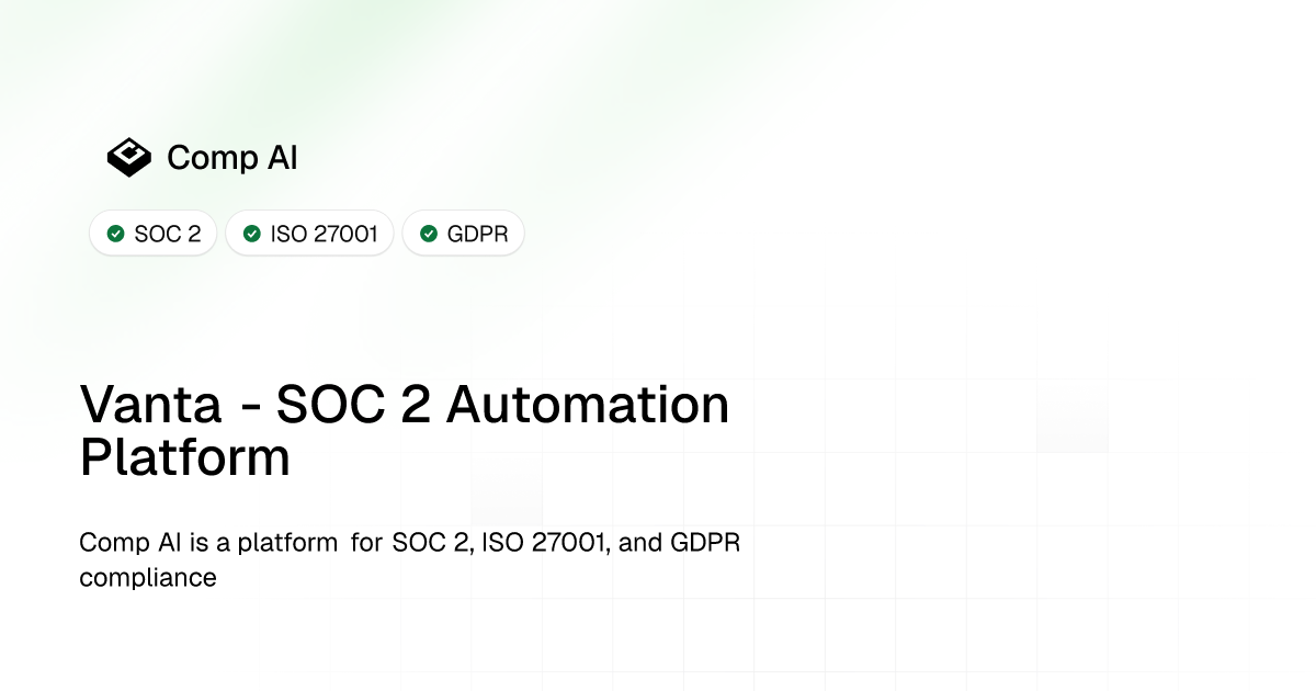 Vanta - SOC 2 Automation Platform | SOC 2 Directory